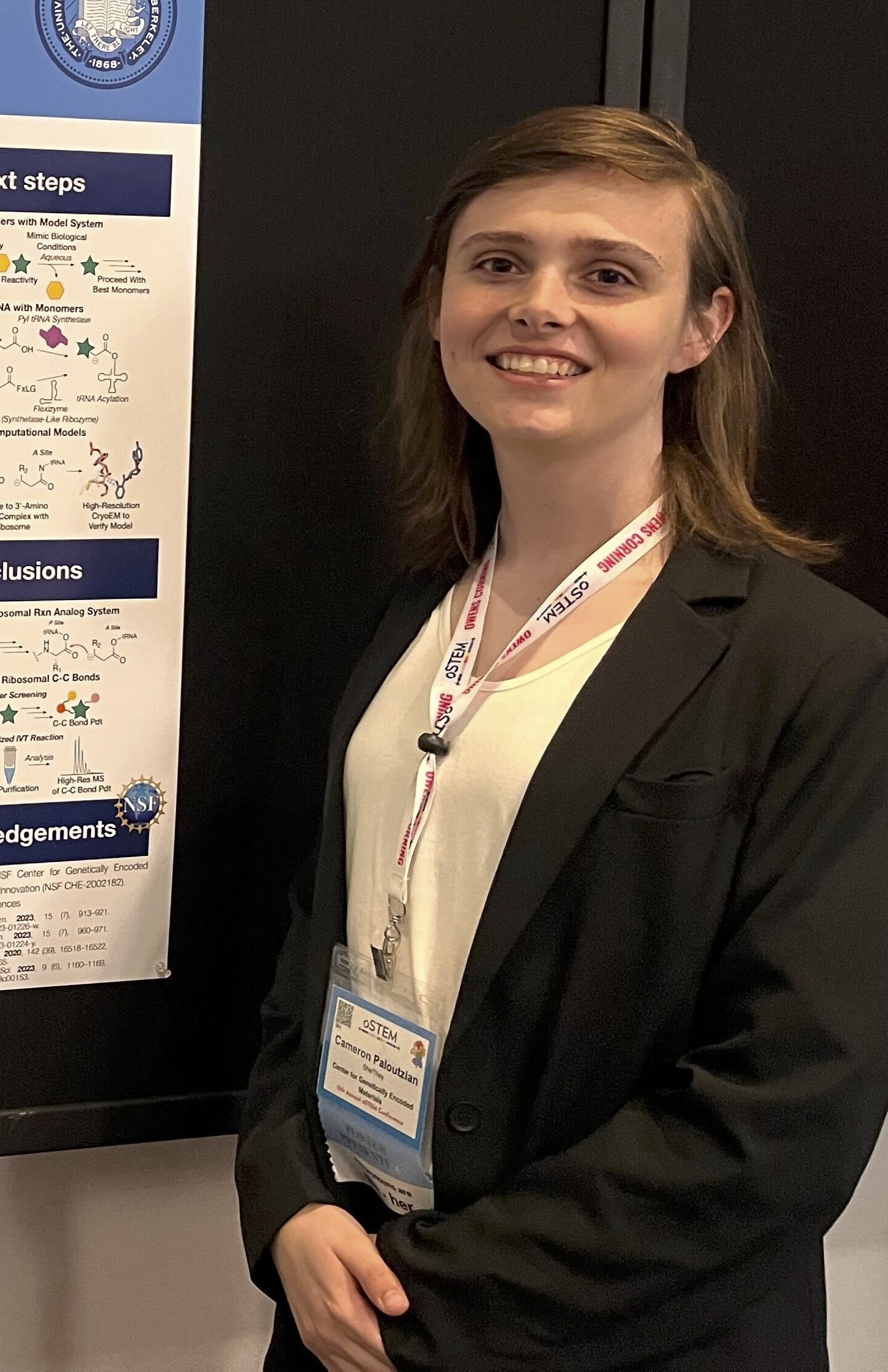 Postbac Cameron P. wins best professional poster at oSTEM! | Center for ...